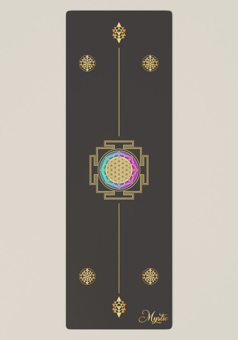 Sri Yantra & Flower of Life Yoga Mat - Mystic Yoga Mats & Collectibles